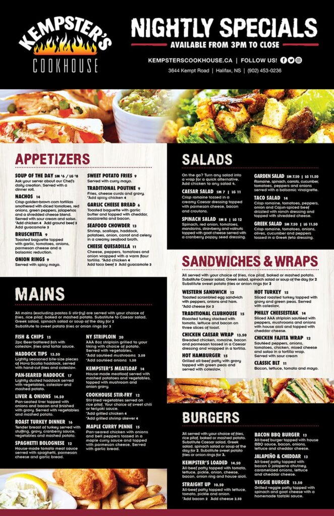 Main-Menu (1) - KEMPSTER'S COOKHOUSE