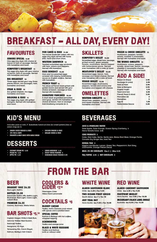 Main-Menu (2) - KEMPSTER'S COOKHOUSE